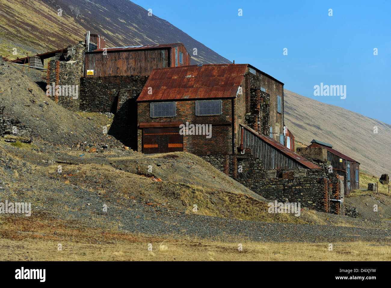 Mill Buildings, Force Crag Mine. Coledale, Lake District National Park ...
