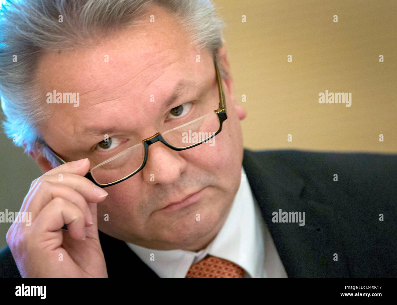 Rheinmetall AG chairman Armin Papperger attends the balance press ...