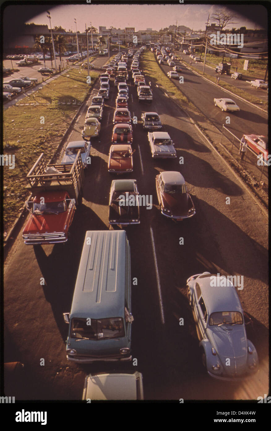 Traffic jam in street puerto hi-res stock photography and images - Alamy