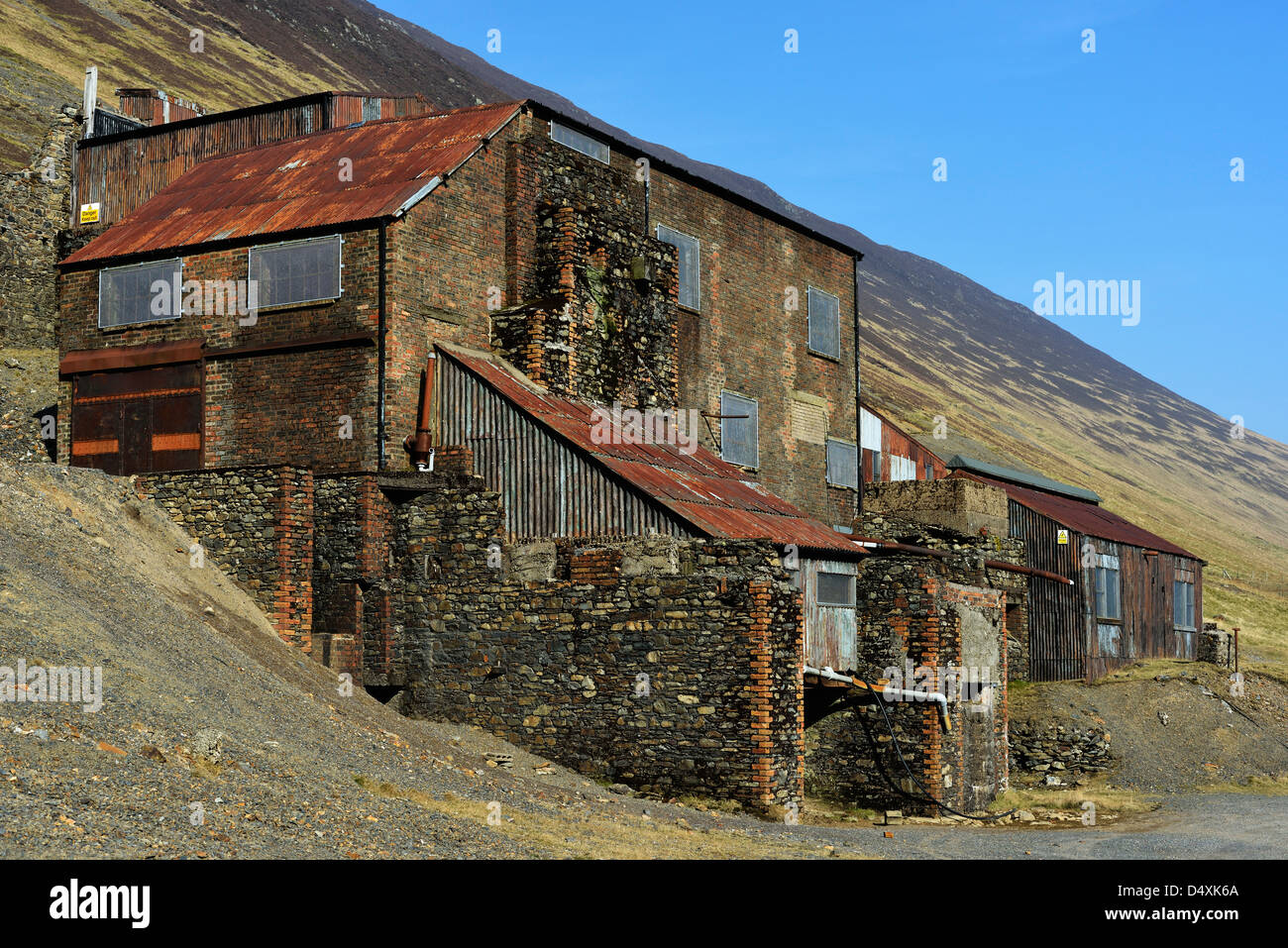 Mill Buildings, Force Crag Mine. Coledale, Lake District National Park ...