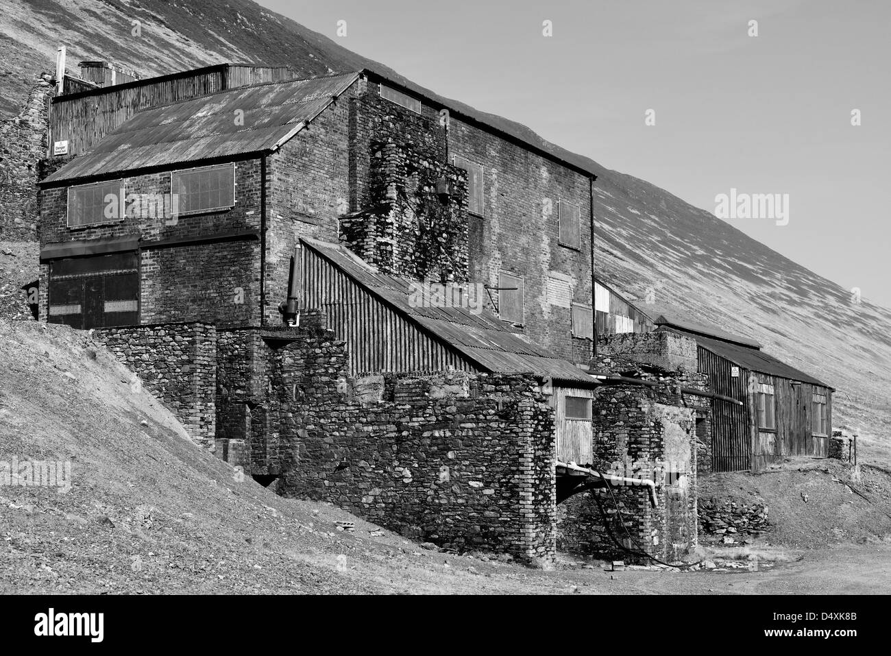 Mill Buildings, Force Crag Mine. Coledale, Lake District National Park ...