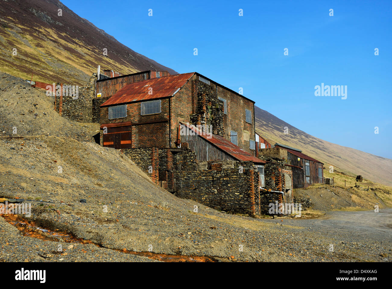 Mill Buildings, Force Crag Mine. Coledale, Lake District National Park ...