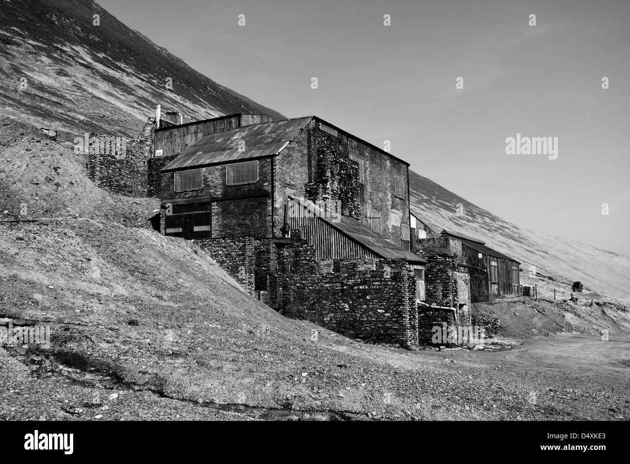 Mill Buildings, Force Crag Mine. Coledale, Lake District National Park ...