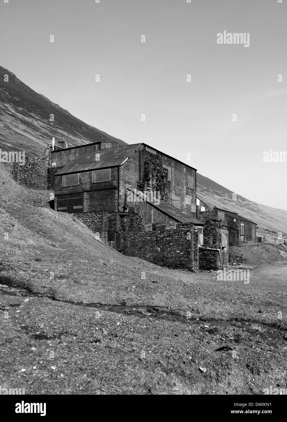 Mill Buildings, Force Crag Mine. Coledale, Lake District National Park ...