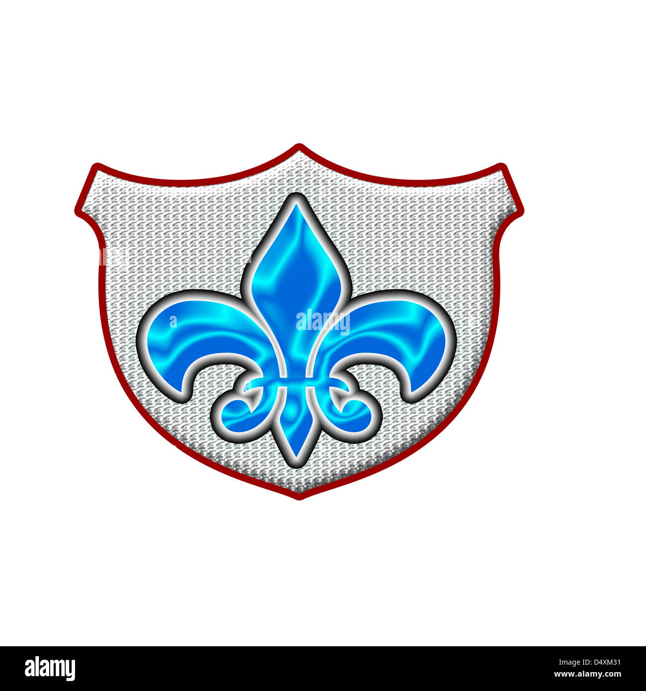 this badge of the symbol lily,symbol of the decorative ornament that ...