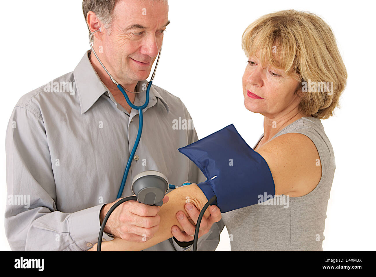 BLOOD PRESSURE, ELDERLY PERSON Stock Photo - Alamy