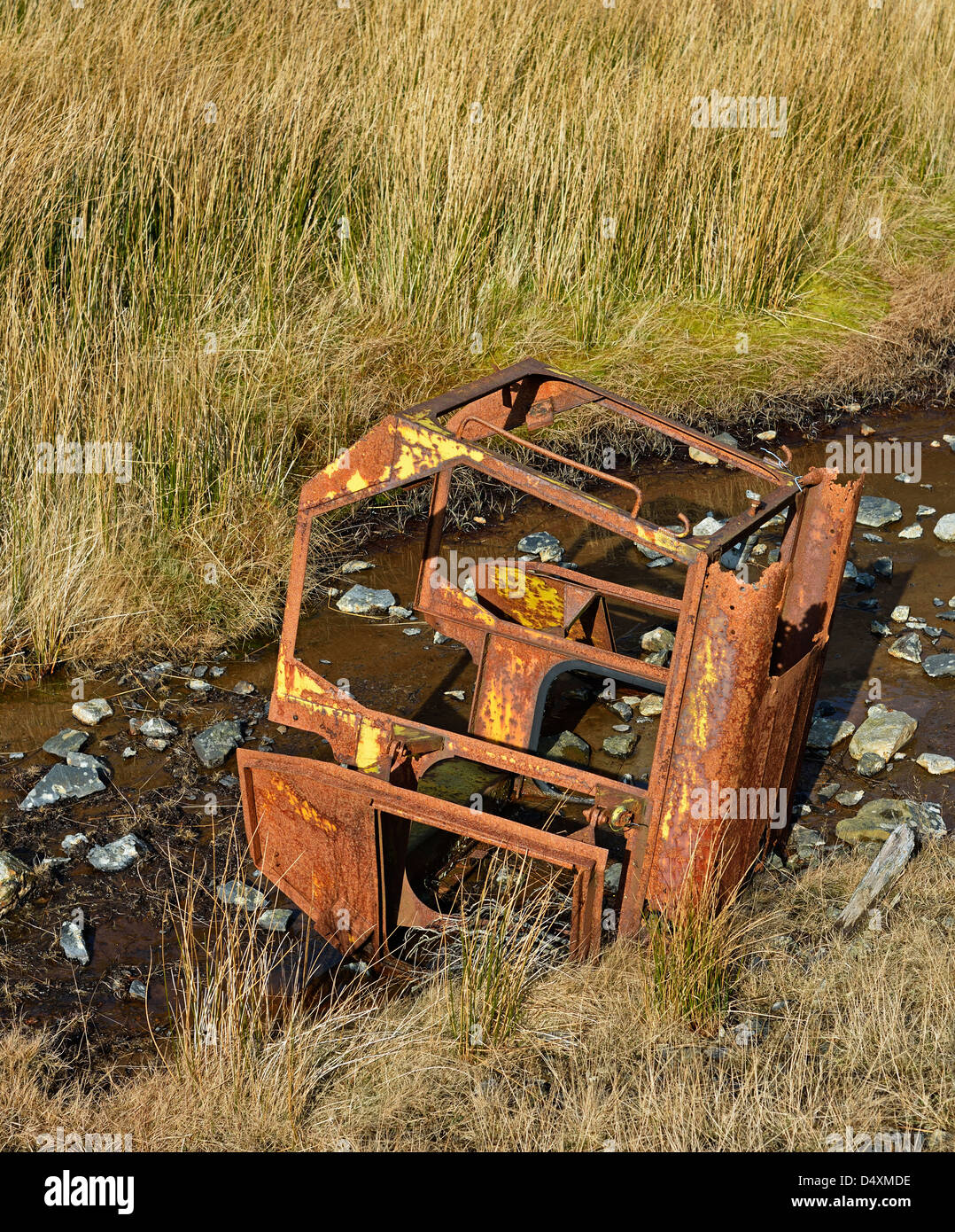 Industrial debris. Force Crag Mine. Coledale, Lake District National ...