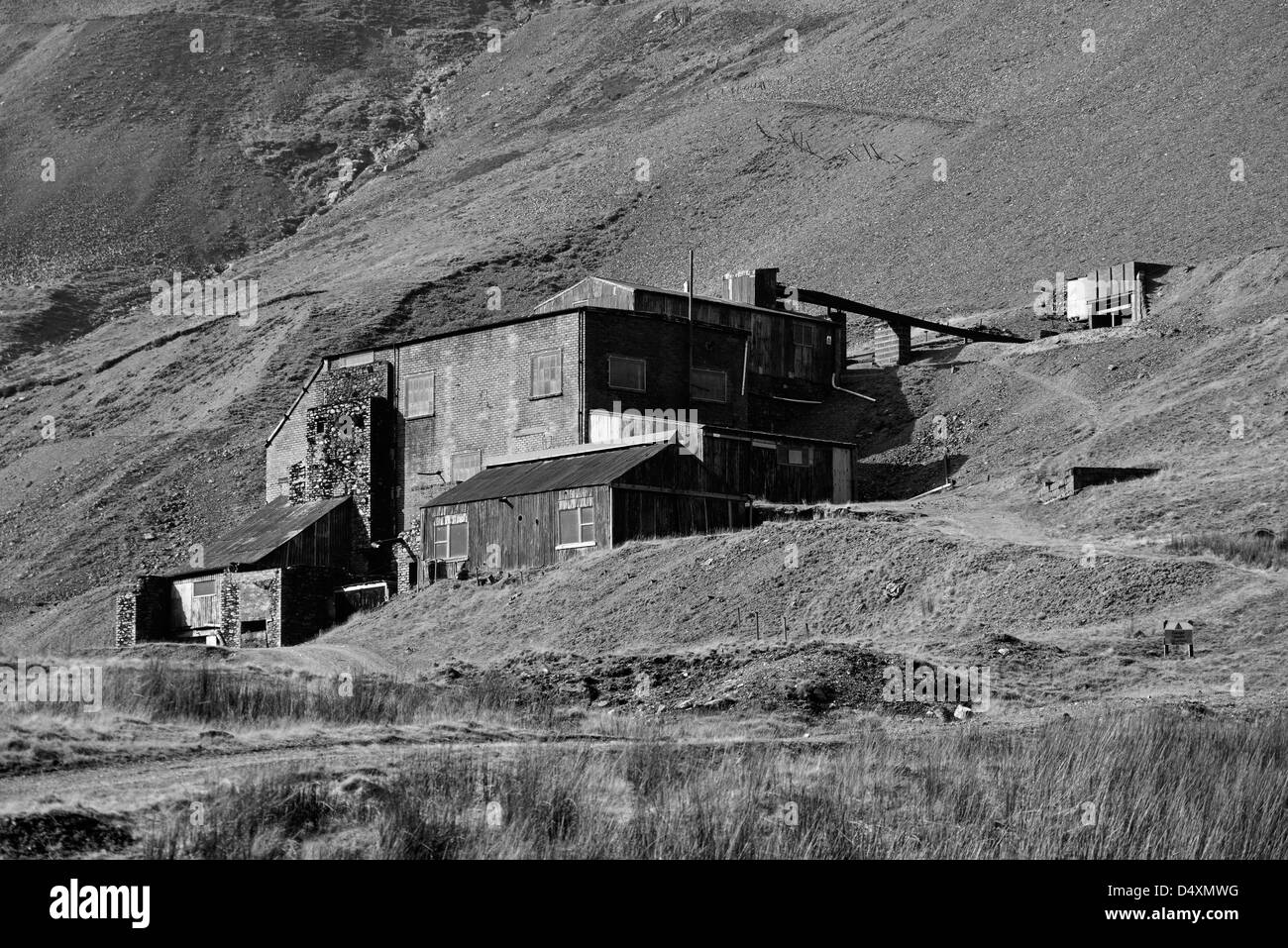Mill Buildings, Force Crag Mine. Coledale, Lake District National Park ...
