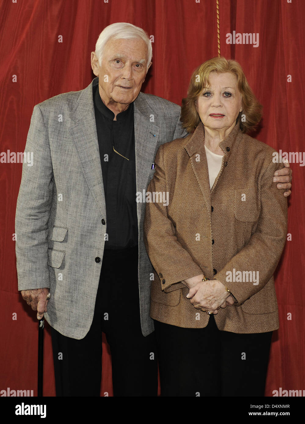 Joachim Fuchsberger and Gundel Fuchsberger present the German ARD ...