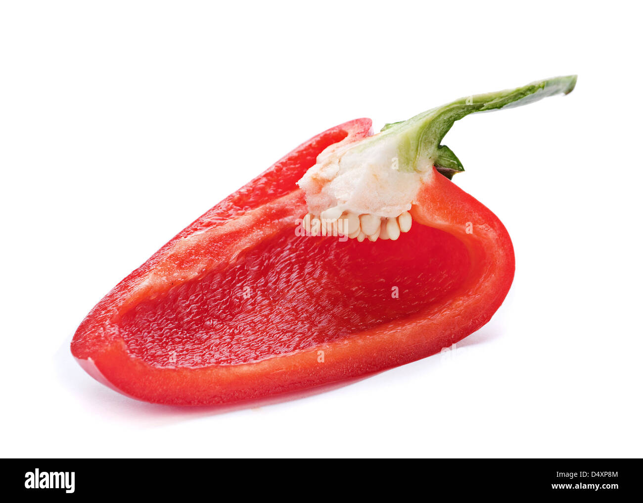 Fresh pepper vegetable isolated on white Stock Photo - Alamy