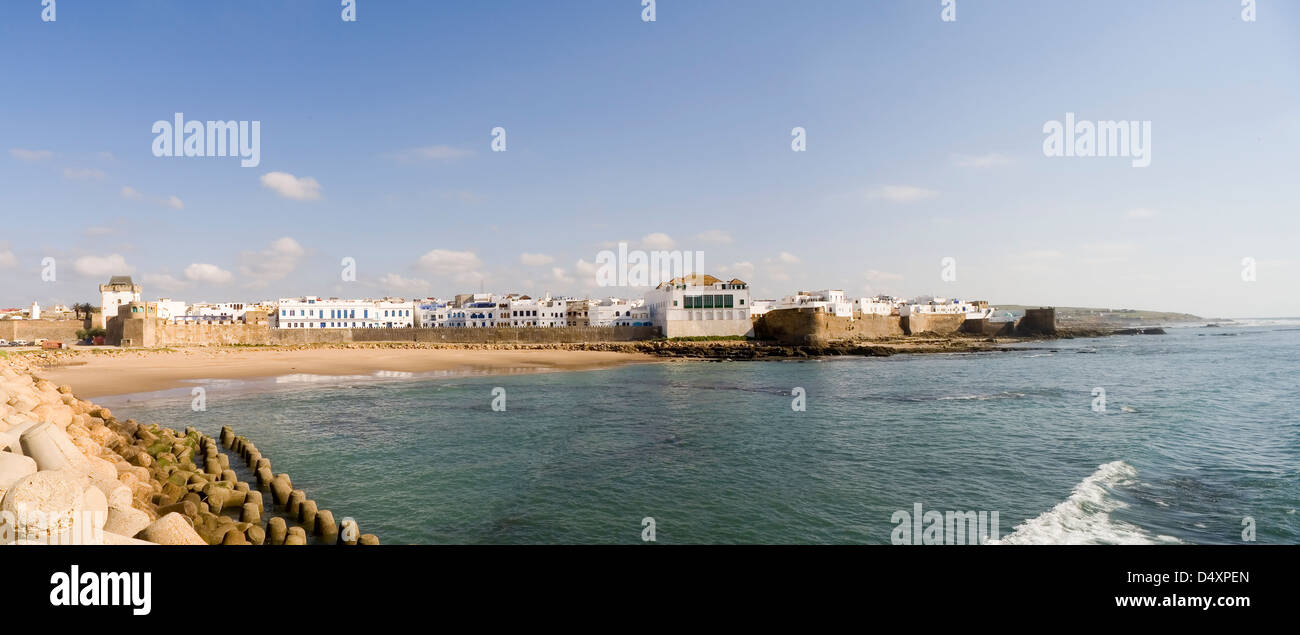 Beach, Asilah, Morocco, general view Stock Photo - Alamy
