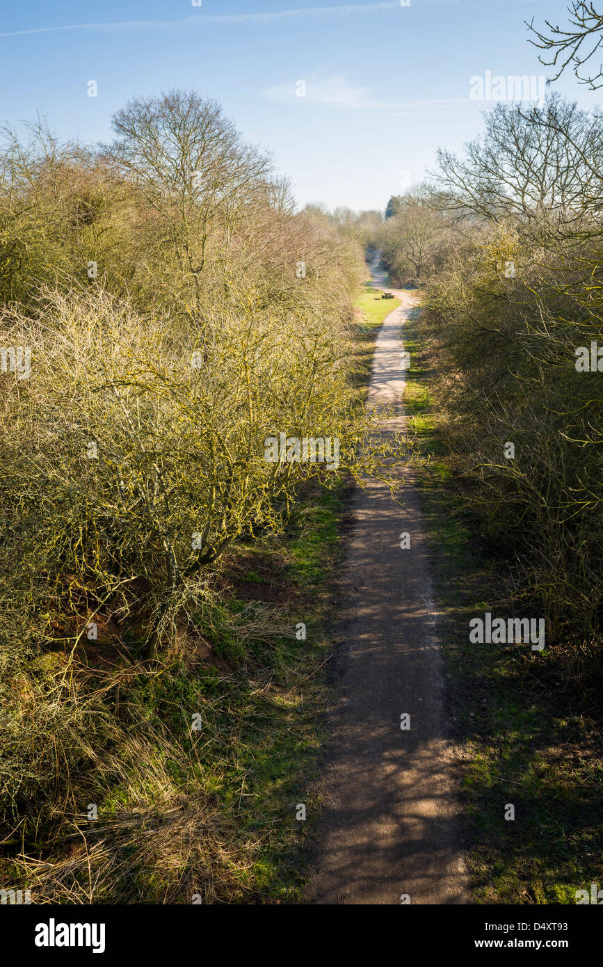 The Offchurch Greenway cycle path, National Cycle Network Route 41 ...