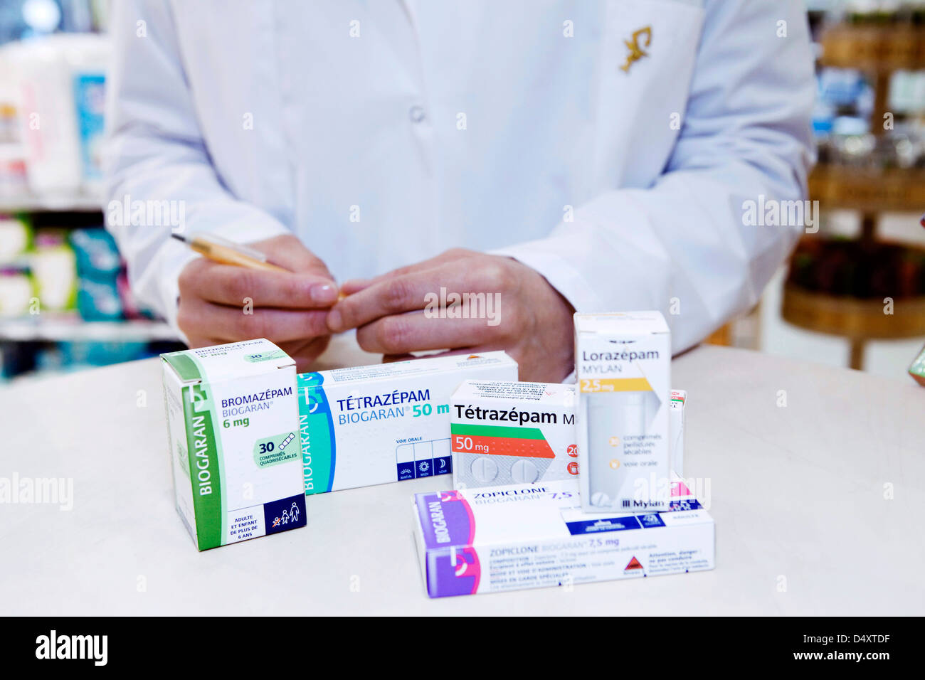 Benzodiazepine drugs hi-res stock photography and images - Alamy