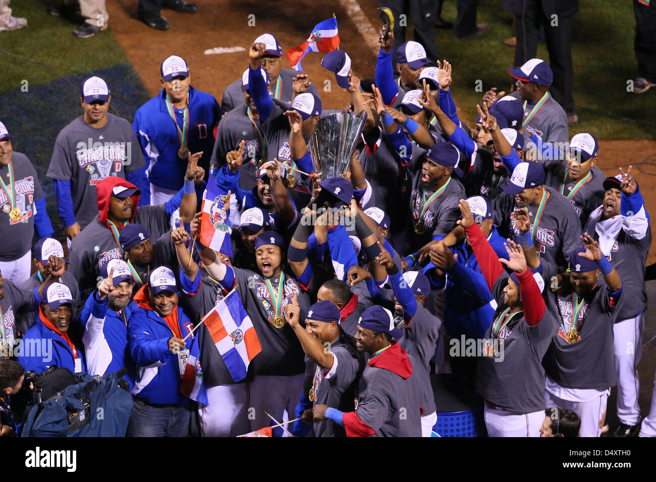Dominican Republic team group (DOM), MARCH 19, 2013 - WBC : World ...
