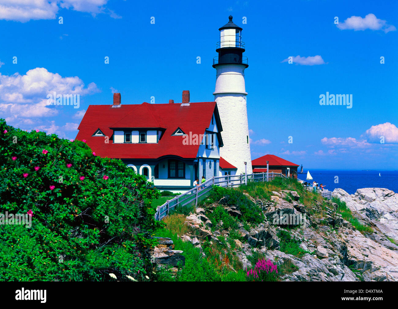 Portland head lighthouse cape hi-res stock photography and images - Alamy