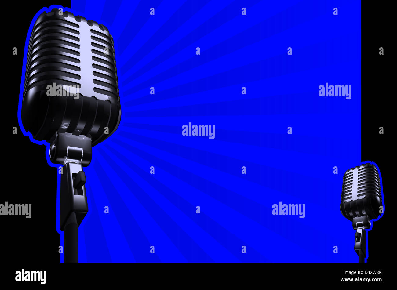 Traditional radio microphone hi-res stock photography and images - Alamy