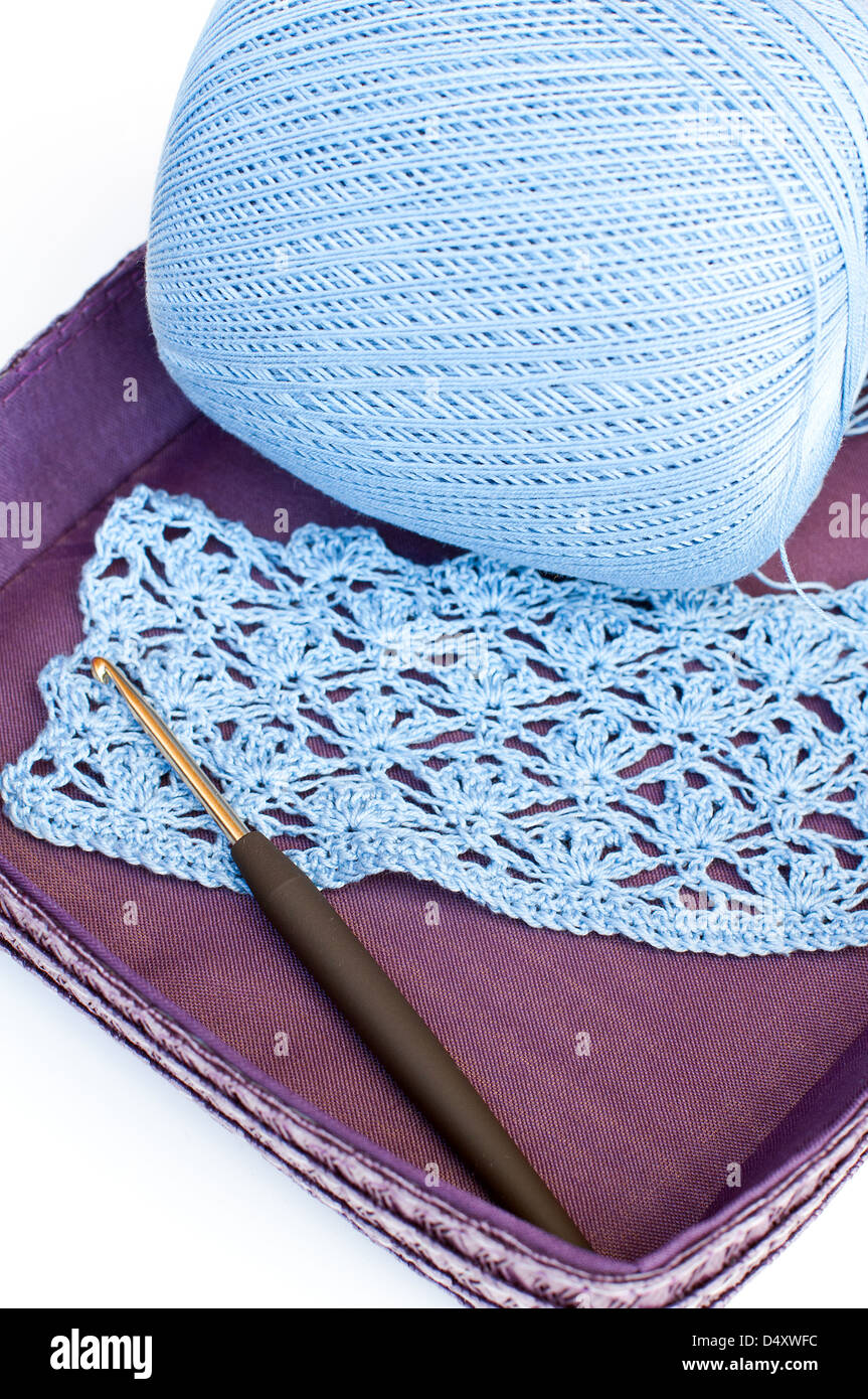 Blue crochet hi-res stock photography and images - Alamy