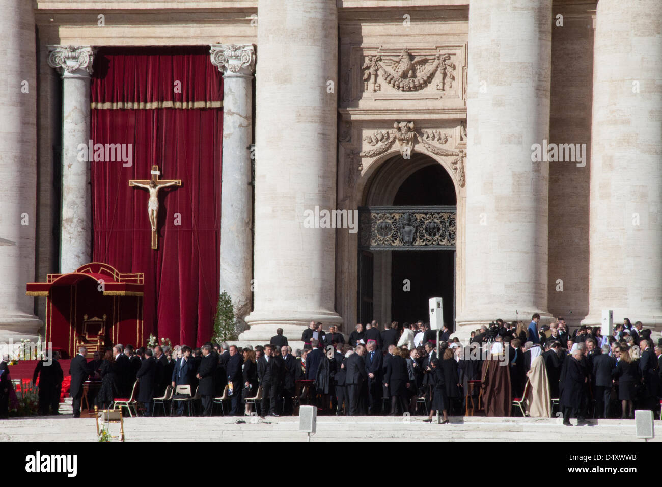 Vatican city, Rome, Italy. 19th March 2013. Pope Francis inauguration ...