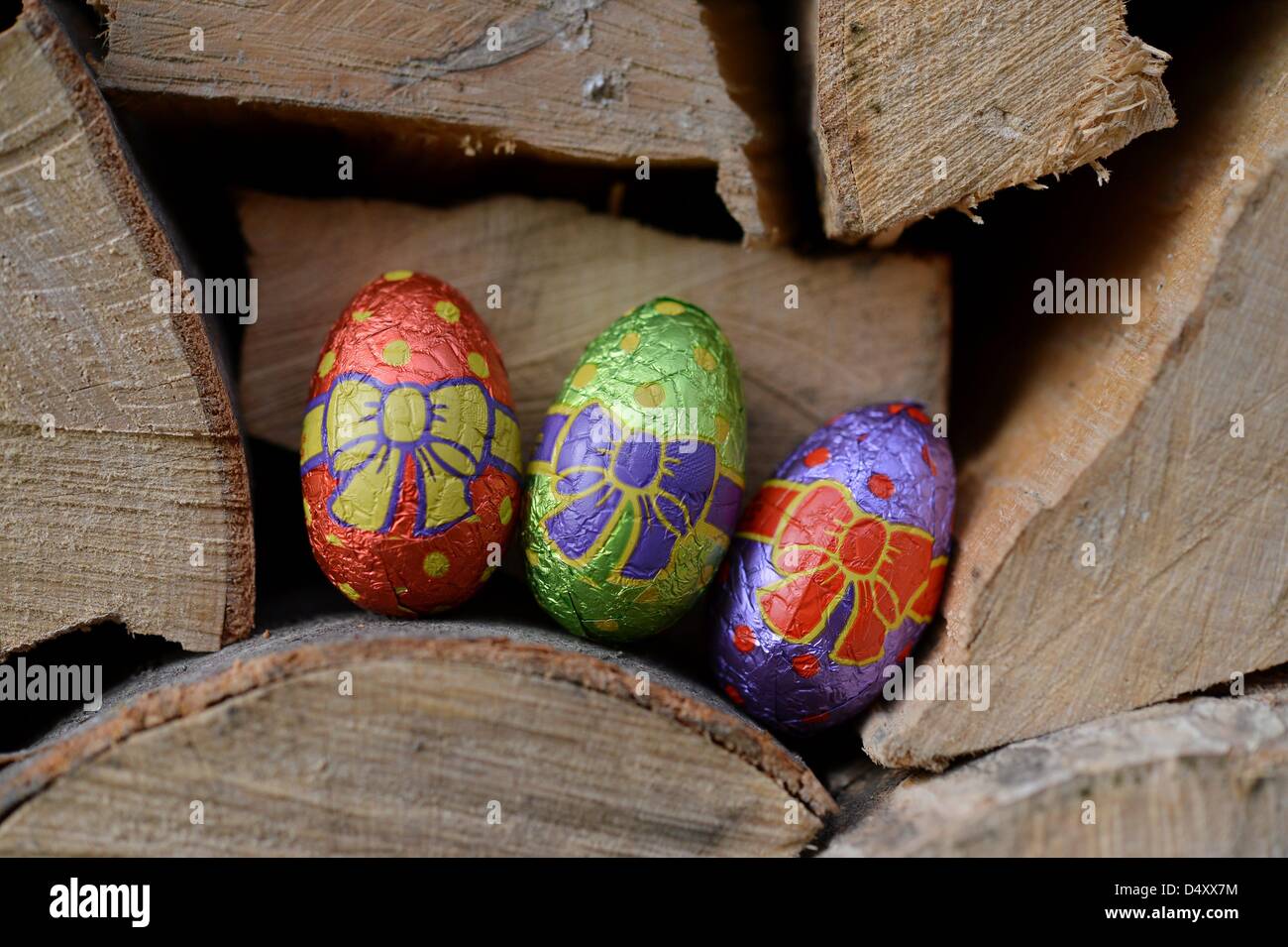 A hidden easter surprise in the garden. Photo: Frank May Stock Photo ...