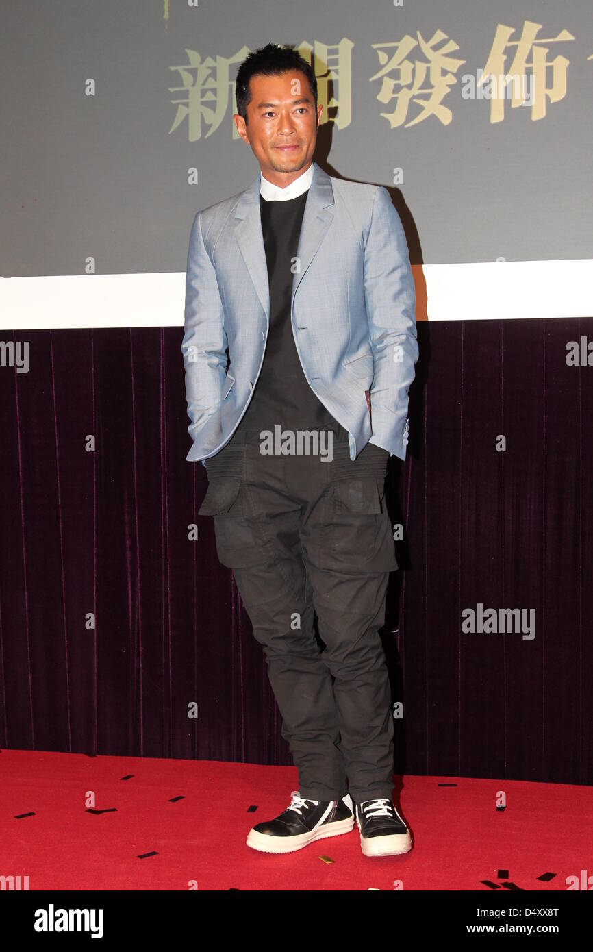 Louis Koo at press conference of Inferno 3D in Hong Kong, China on ...