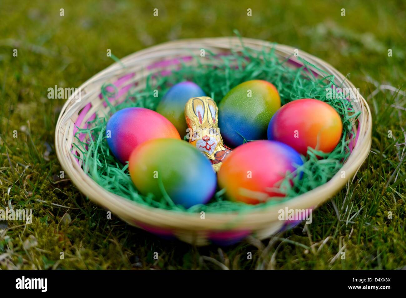 A hidden easter surprise in the garden. Photo: Frank May Stock Photo ...