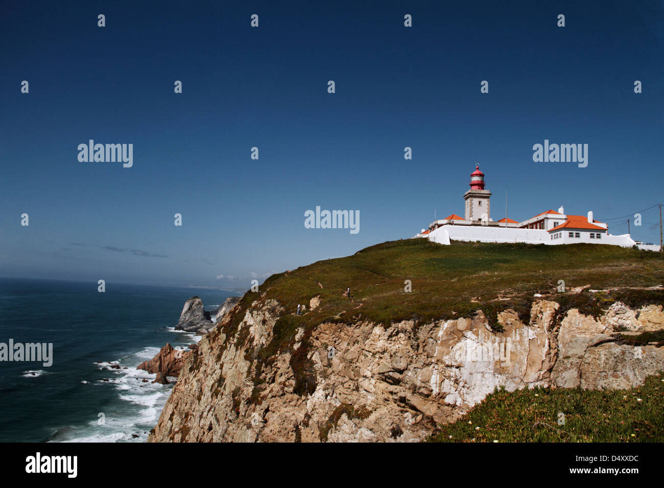 Cabo da Roca lighthouse Stock Photo - Alamy