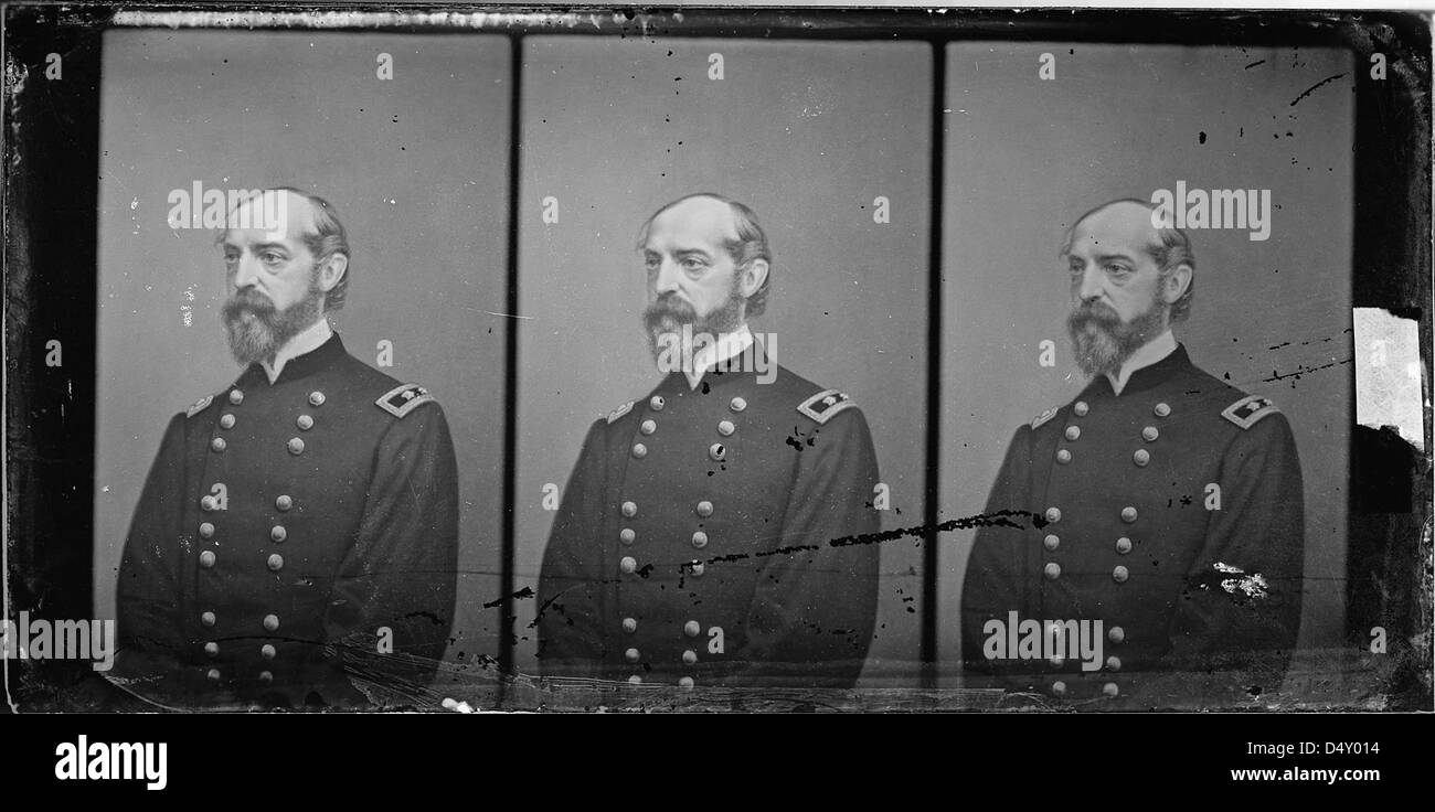 A portrait of General George G. Meade, taken during the Civil War by ...