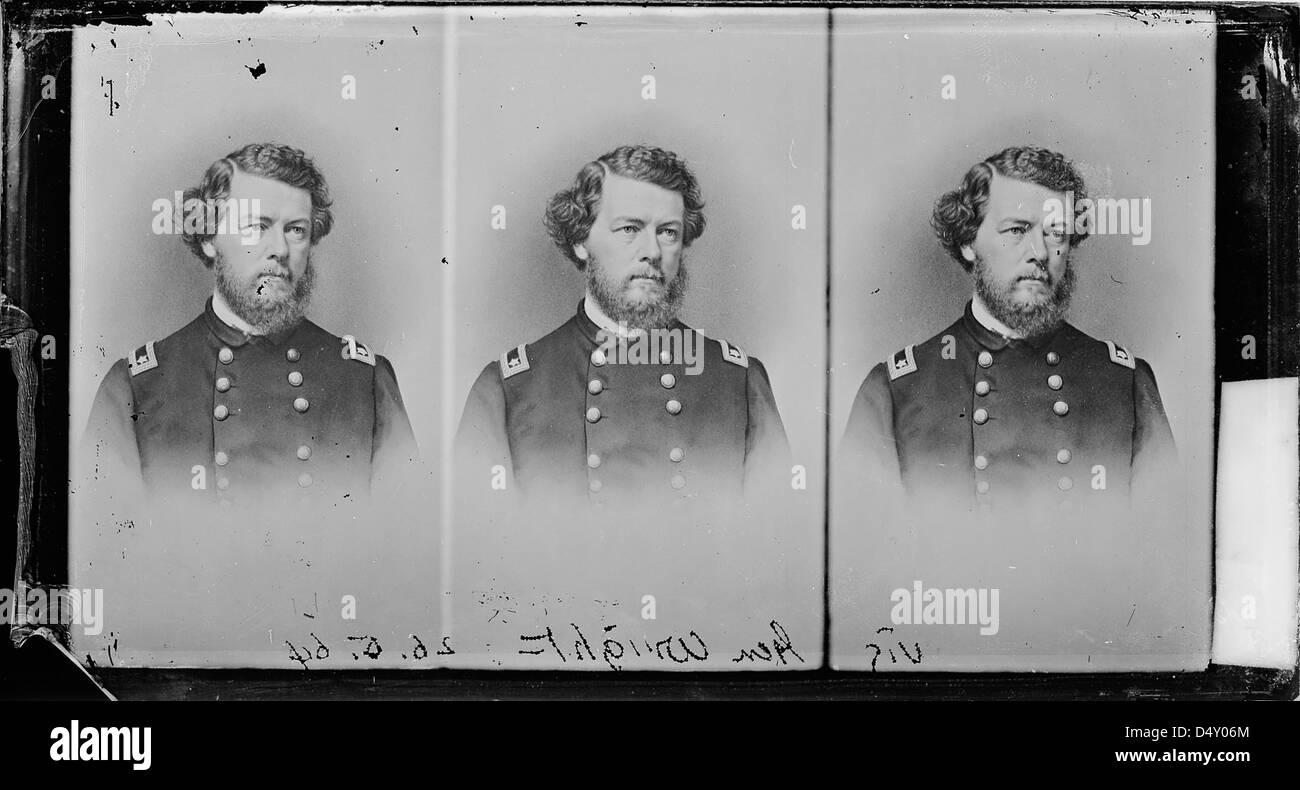 Mathew Brady's photograph depicts General Horatio G. Wright, a Union ...