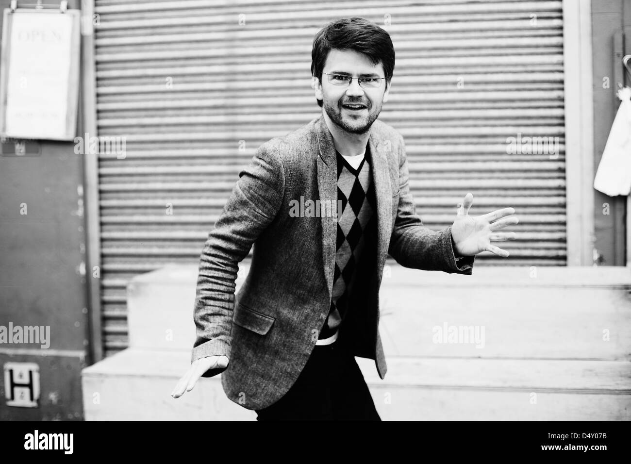 Comedian Trevor Lock in Brixton market Stock Photo - Alamy