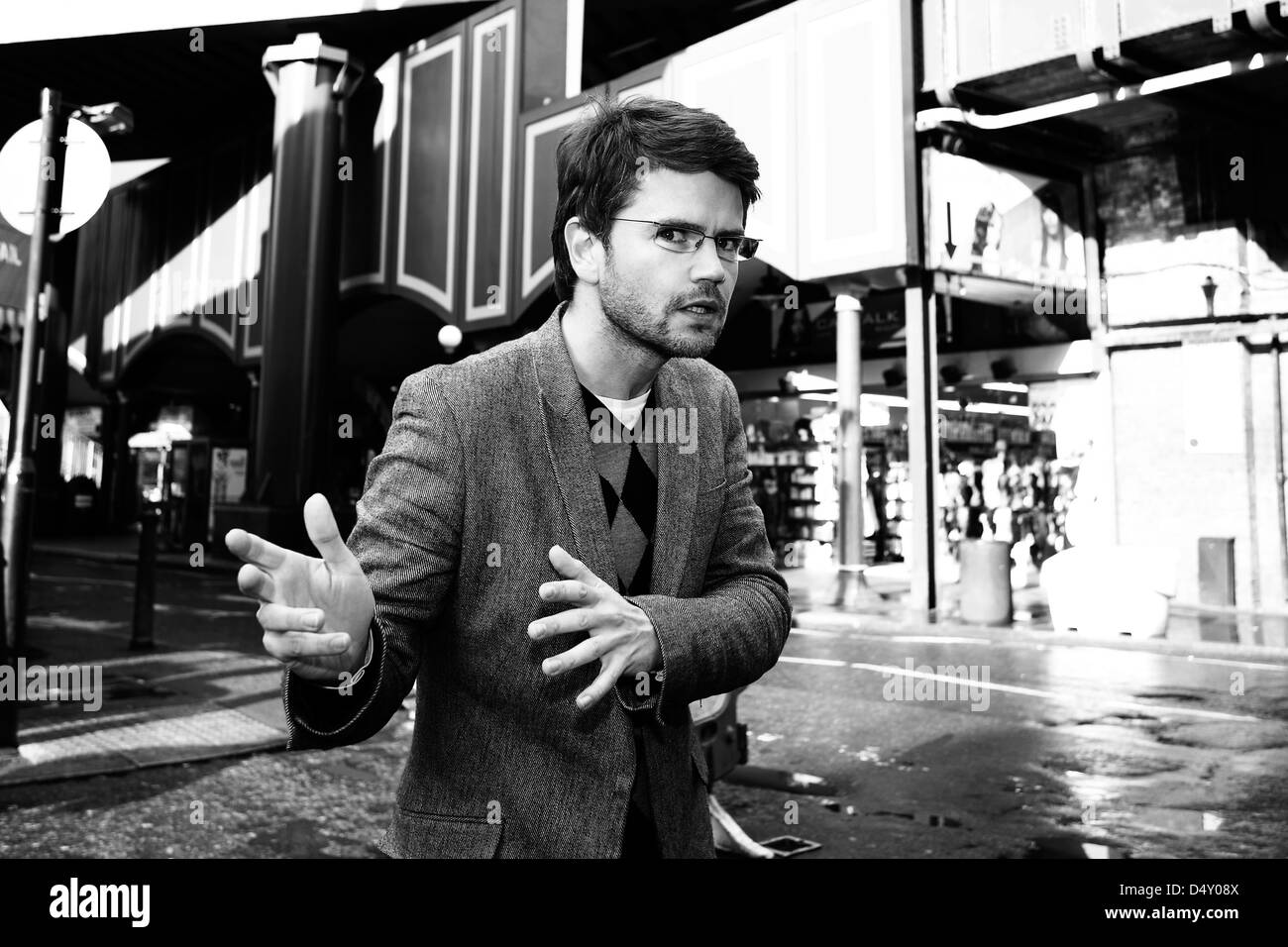 Comedian Trevor Lock in Brixton market Stock Photo - Alamy