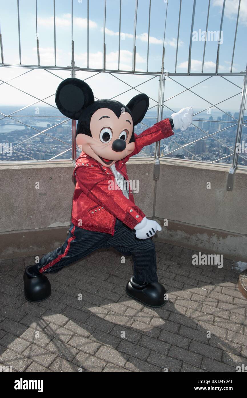 New York, USA. 20th March 2013. MICKEY MOUSE and MINNIE MOUSE,stars of ...