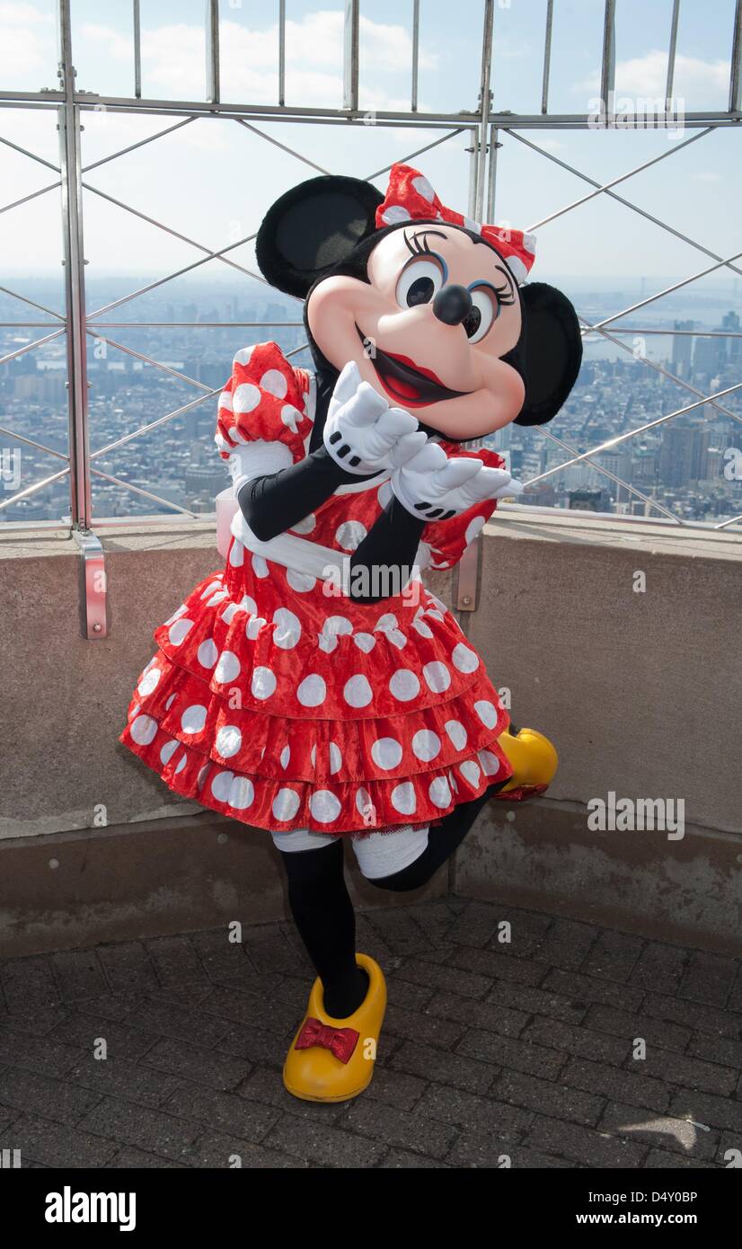 New York, USA. 20th March 2013. MICKEY MOUSE and MINNIE MOUSE,stars of ...