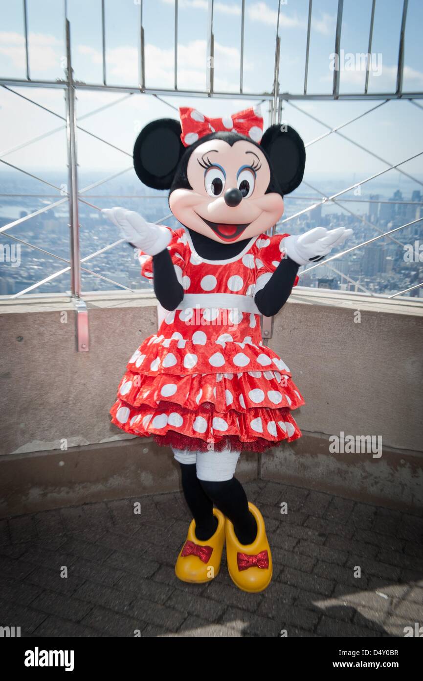 New York, USA. 20th March 2013. MICKEY MOUSE and MINNIE MOUSE,stars of ...