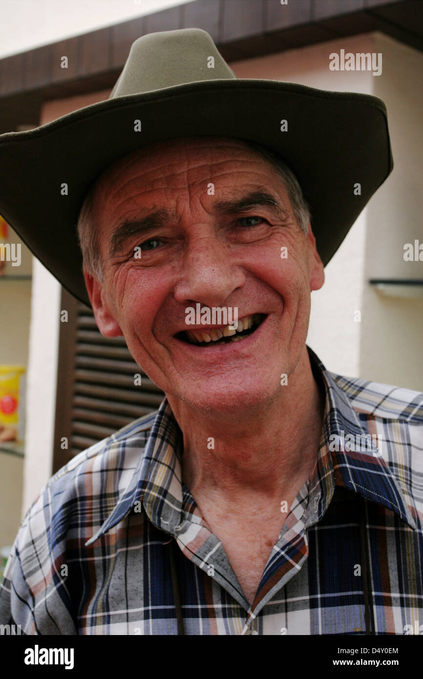 Scottish/Indian writer and Mussoorie resident Bill Aitken Stock Photo ...