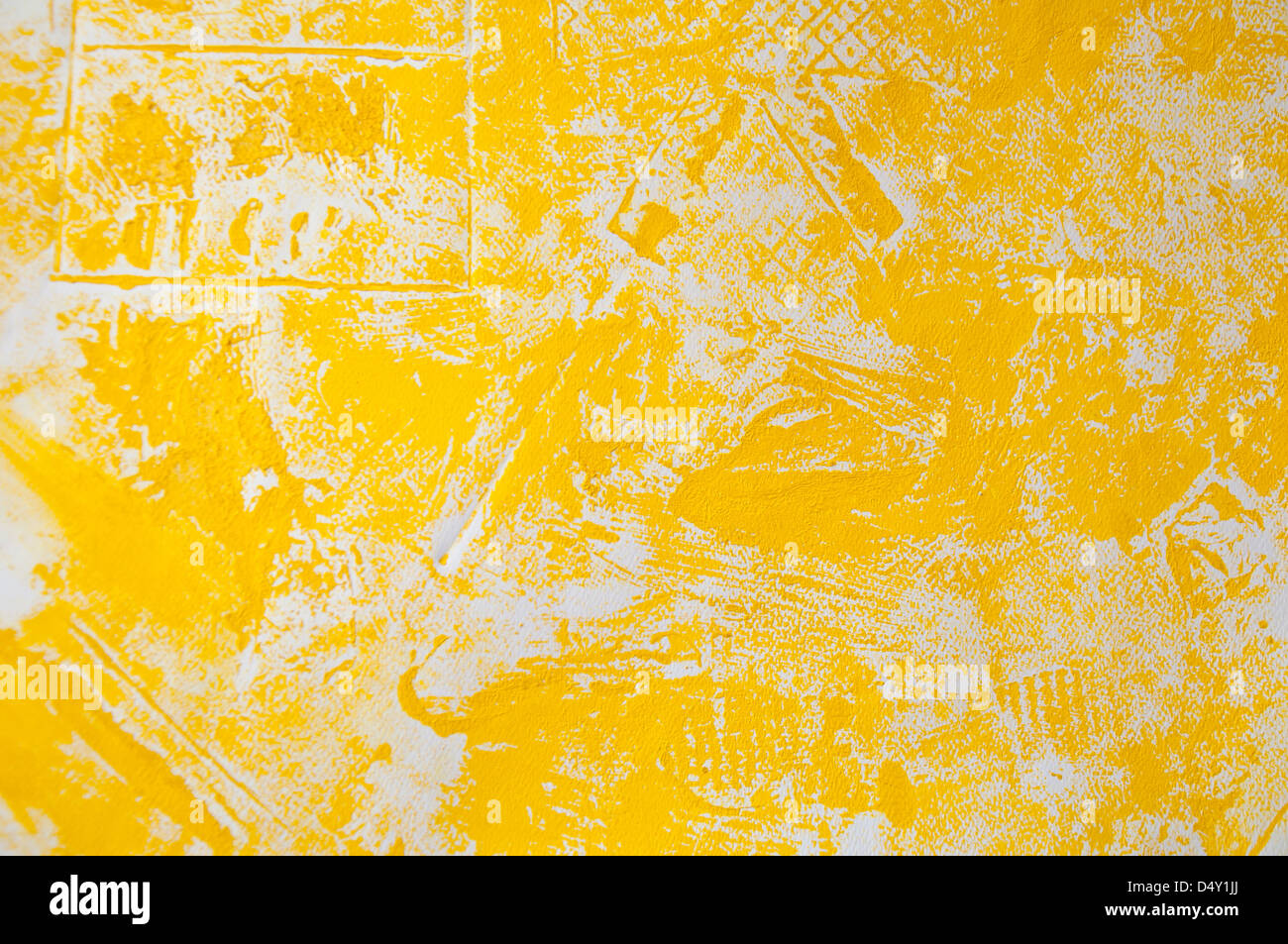 yellow water color art background Stock Photo - Alamy