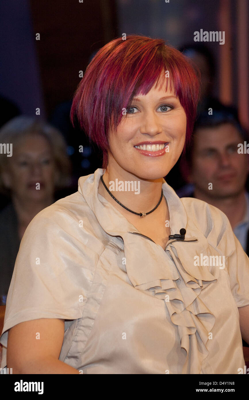 Kati Wilhelm on German NDR TV talkshow "NDR Talkshow" at NDR studios ...