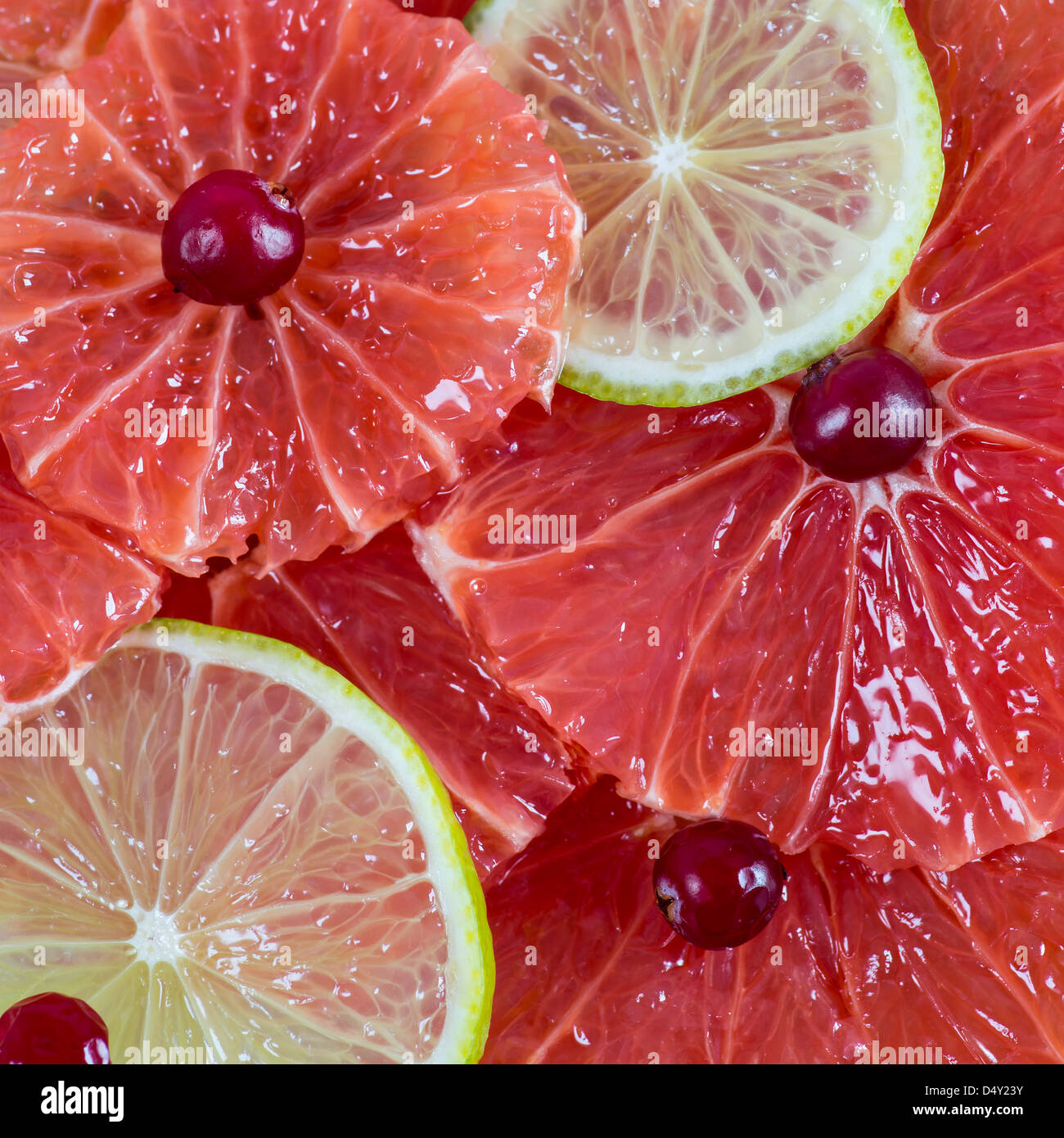 Citrus slices background - grapefruit and lime, square Stock Photo - Alamy
