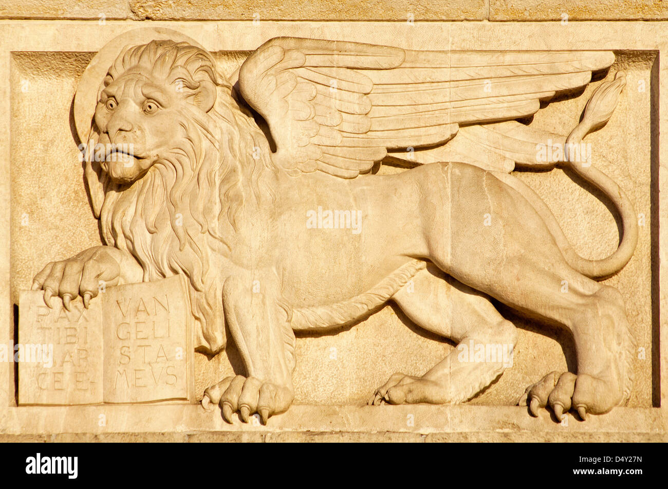 Bergamo - Lion relief from San Giacomo gate - Porta San Giacomo in ...