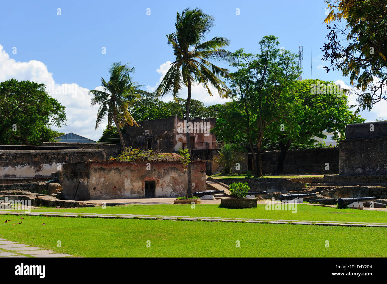 Internal Buildings Fort Jesus On Stock Photos & Internal Buildings Fort ...