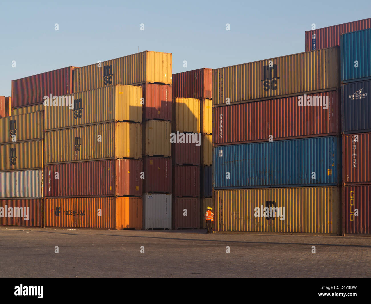 Imported goods in containers hi-res stock photography and images - Alamy