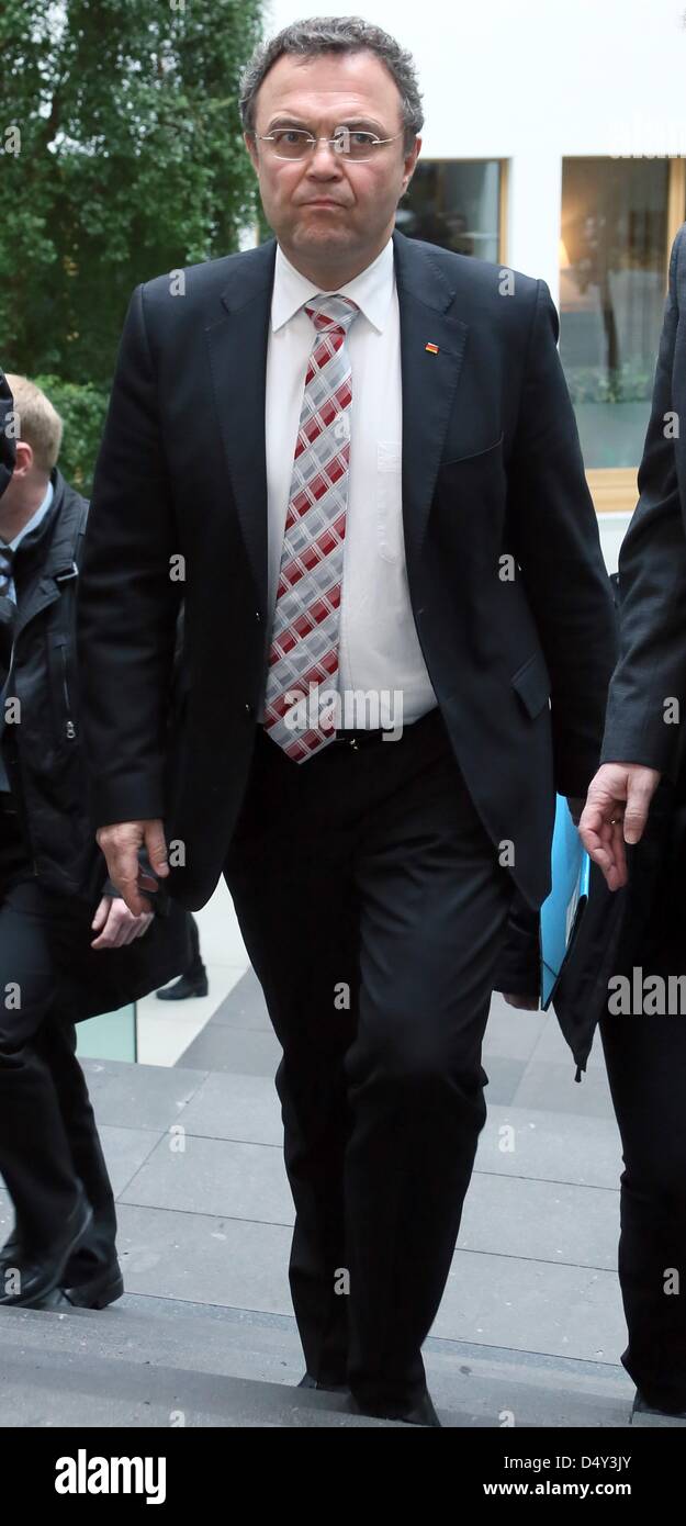 German Minister of the Interior Hans-Peter Friedrich (CSU) arrives of ...