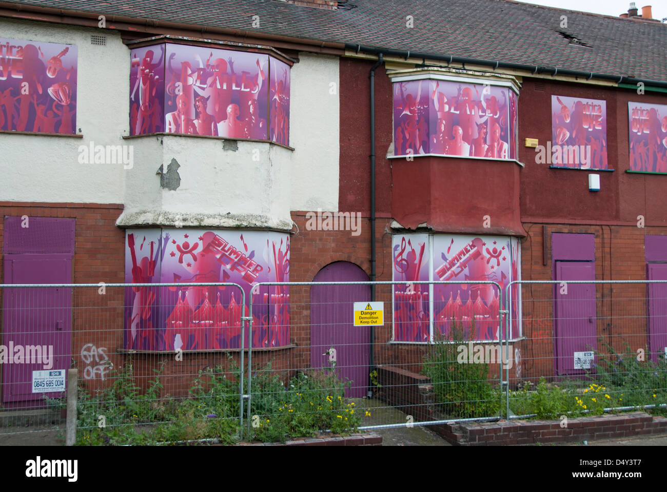 Demolition of a neighborhood in Liverpool Stock Photo - Alamy