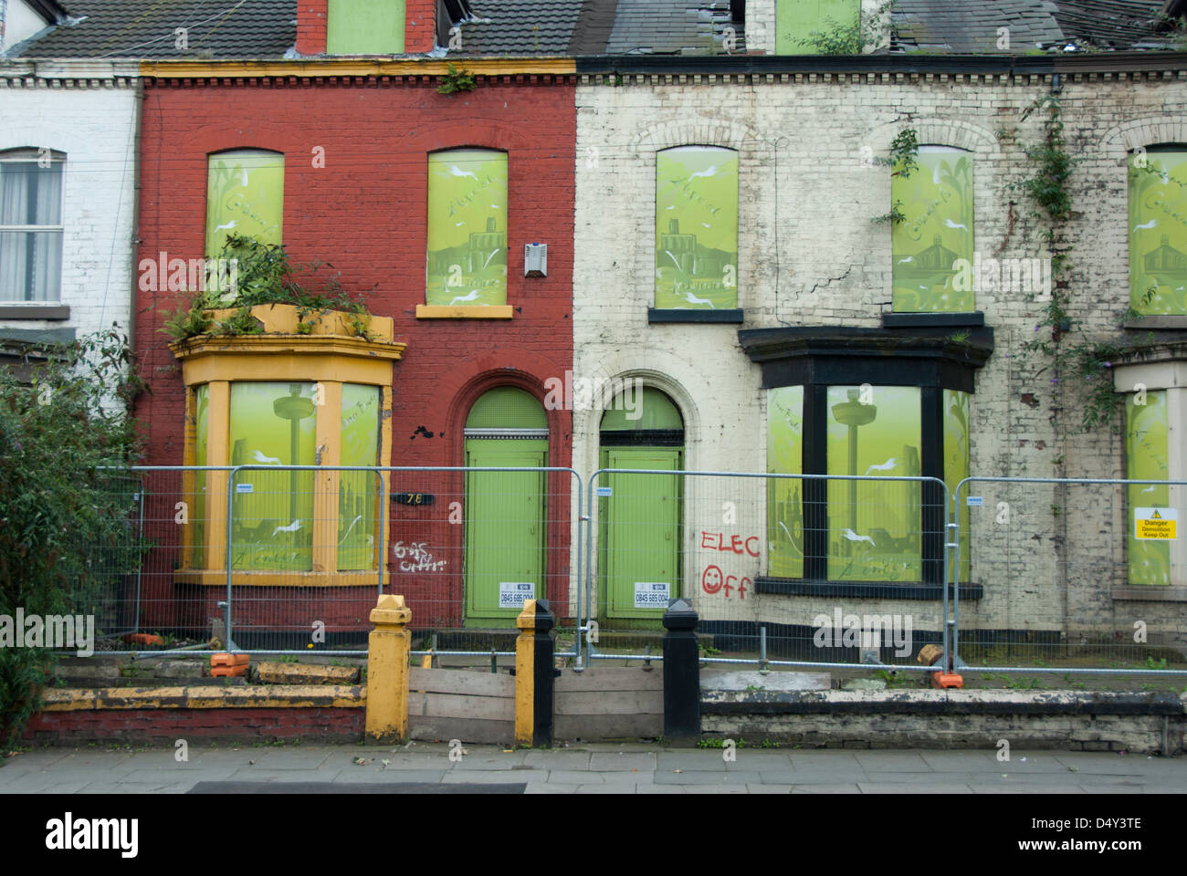 Demolition of a neighborhood in Liverpool Stock Photo - Alamy