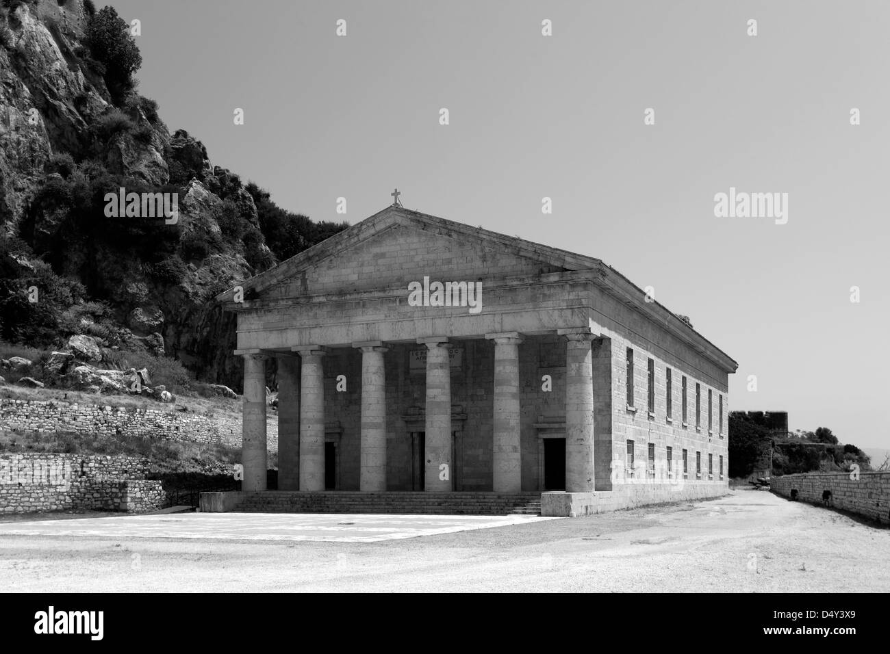 St George’s Church, Old Fort, Corfu Town, Corfu Island, Greece, Europe Stock Photo - Alamy