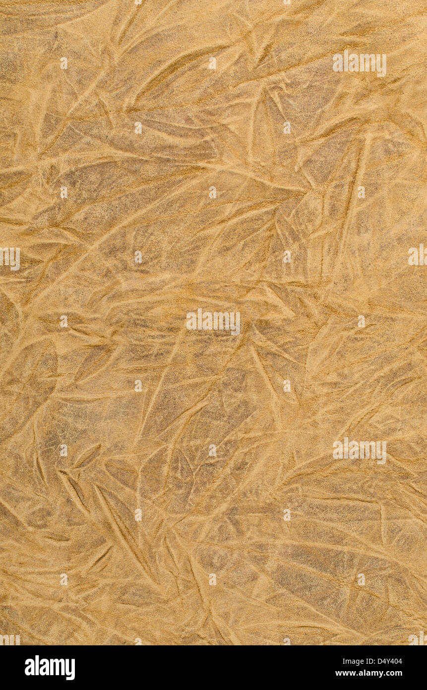 Close up of wrinkle brown leather texture Stock Photo - Alamy