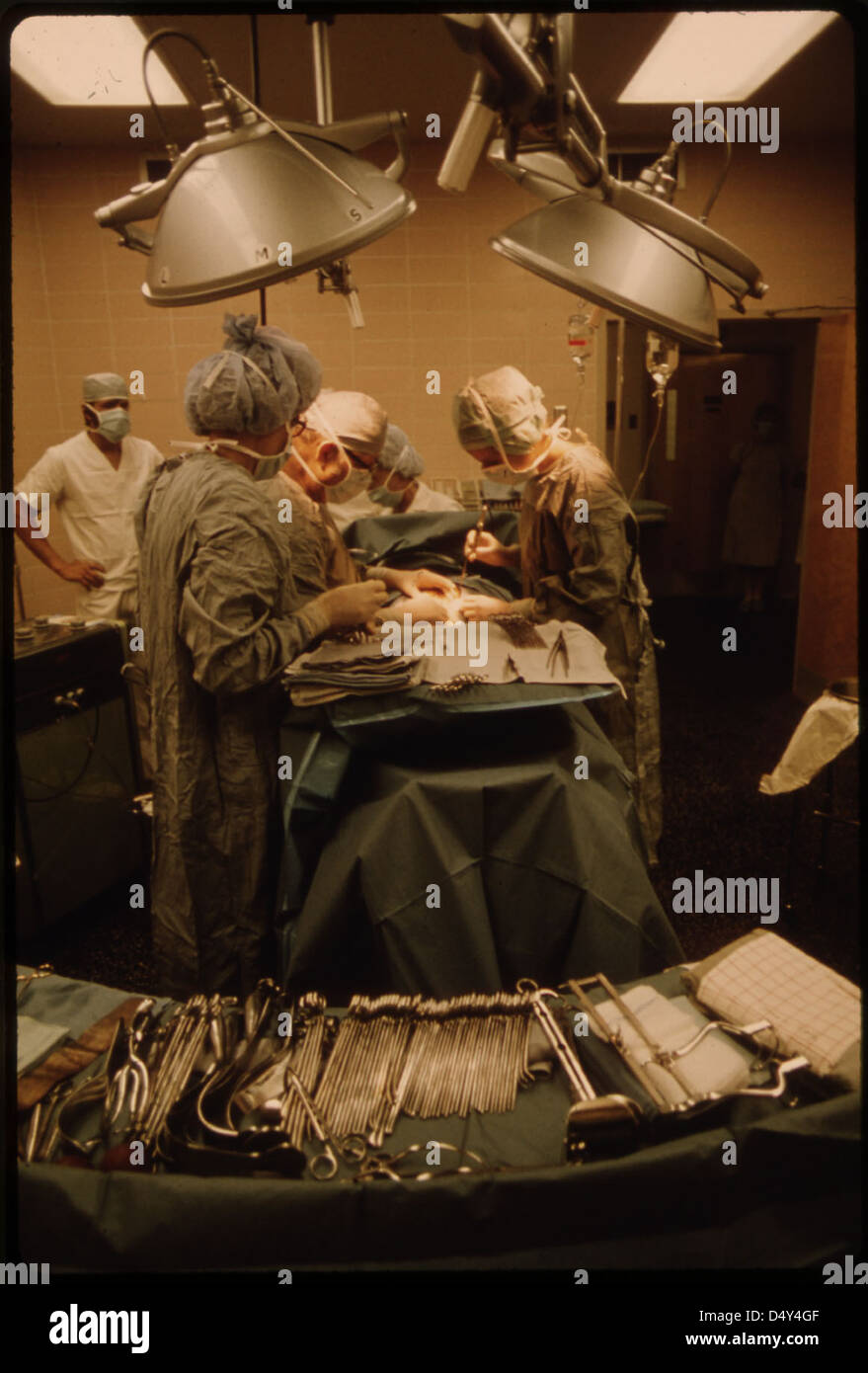 Dr. Howard Vogel and his daughter, Dr. Ann Vogel, performing a ...
