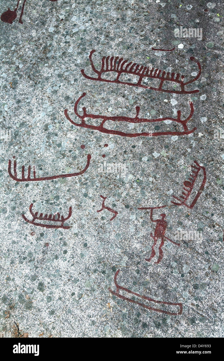Rock carvings of tanum hi-res stock photography and images - Alamy