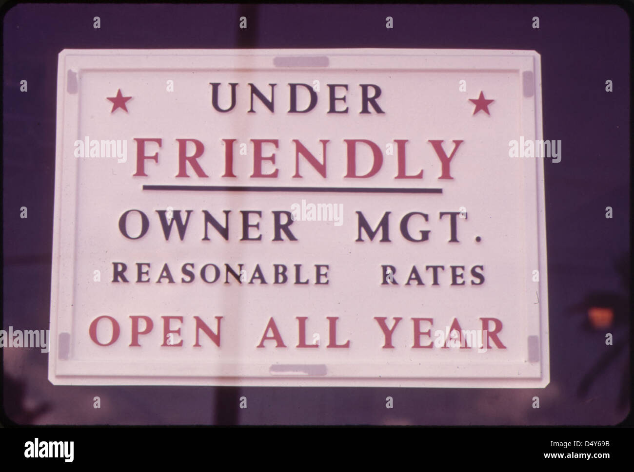 Sign on One of the Many Retirement Hotels That Crowd the Beach Area of ...