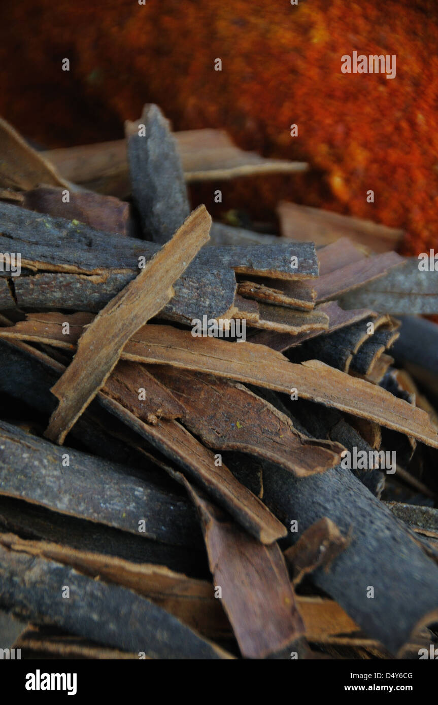 Indian spice Cinnamon Stock Photo - Alamy