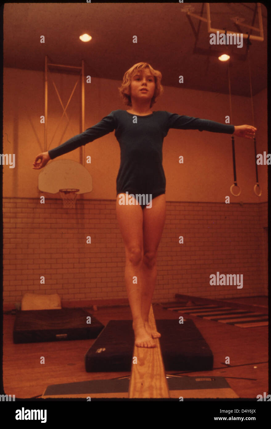 1970s gymnastics hi-res stock photography and images - Alamy